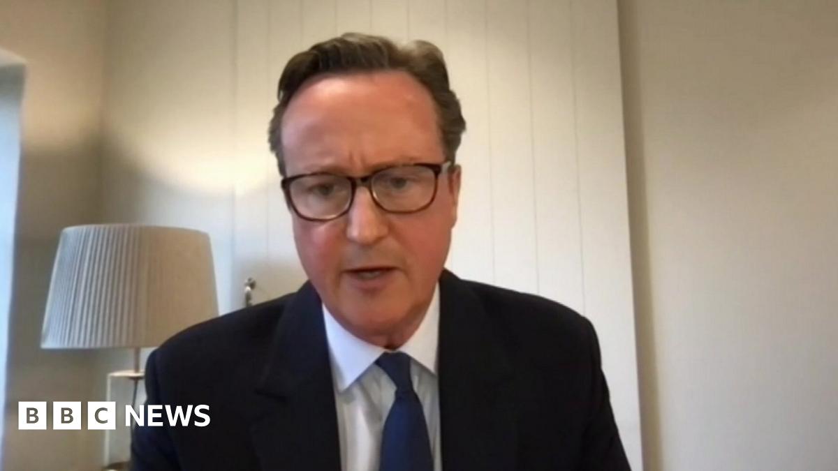 David Cameron: I was paid far more at Greensill than as PM - BBC News