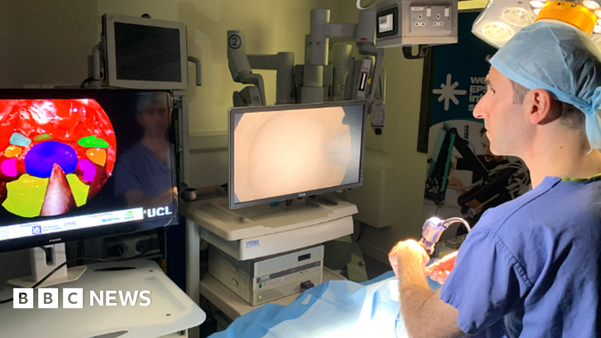 Safer brain surgery using AI possible within two years - BBC News