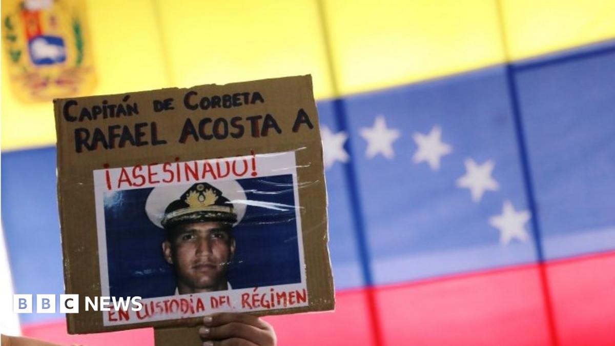 'Tortured' Venezuela captain buried without wife's consent - BBC News