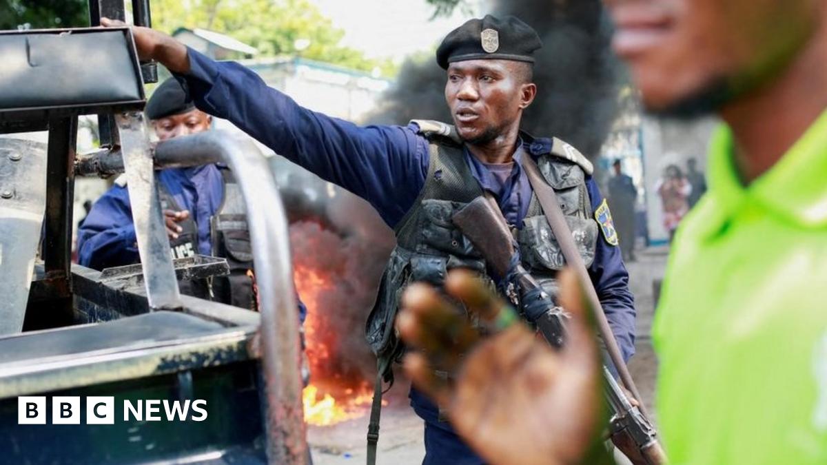 DR Congo protests: Police fire tear gas to disperse anti-Western ...