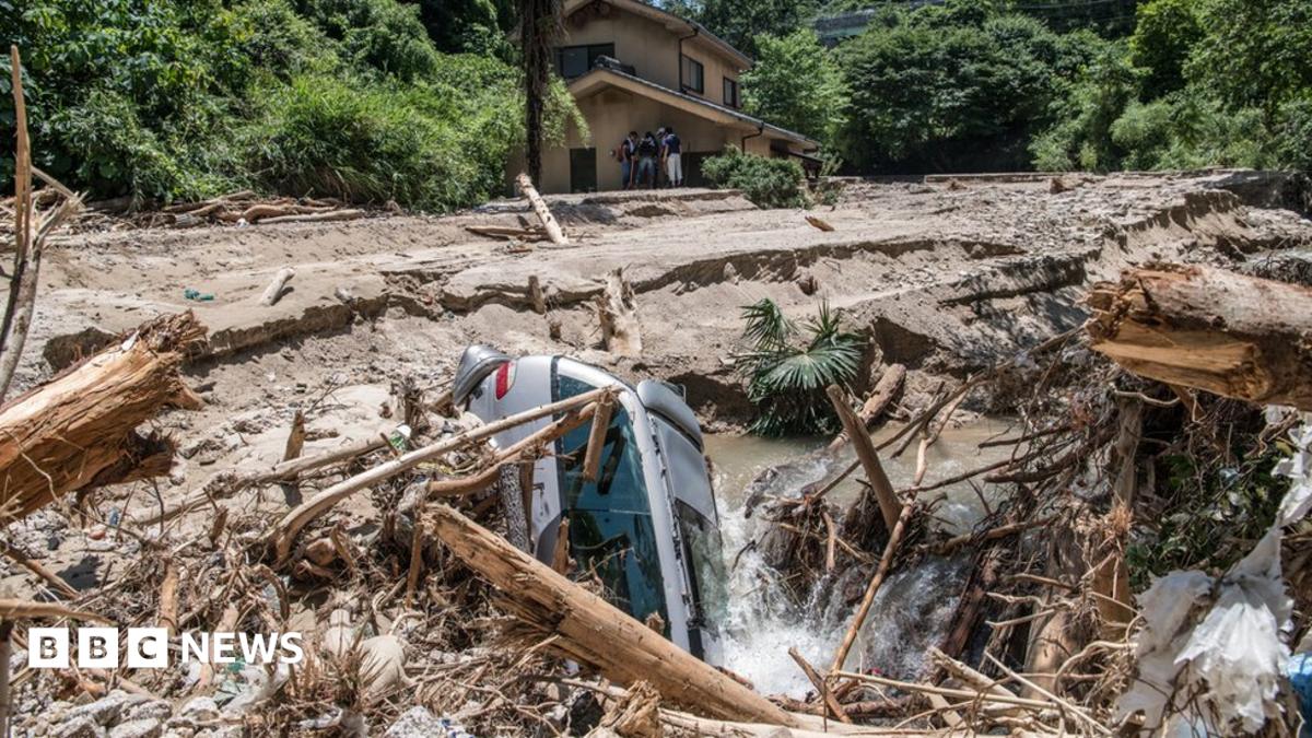 Japan flood: At least 179 dead after worst weather in decades - BBC News
