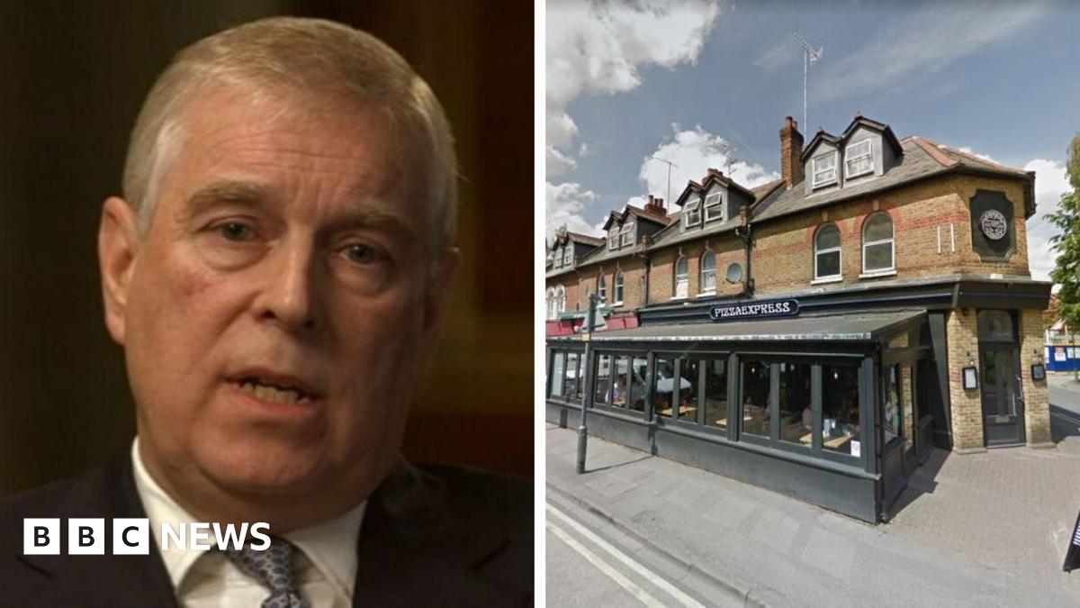 Prince Andrew Pizza Express Woking reviews suspended - BBC News