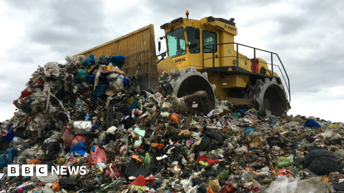 Is it safe to live on a former landfill site? - BBC News