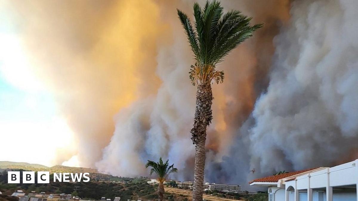 Rhodes fires: 'It was the most terrifying thing I have been through ...