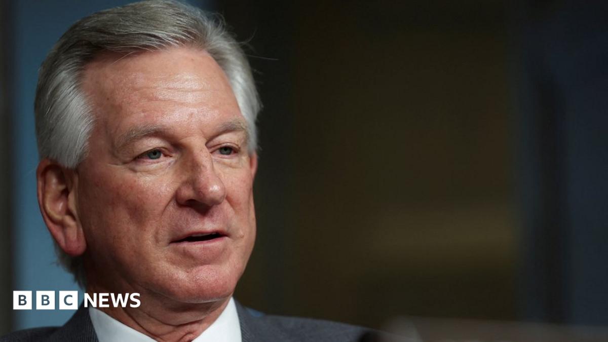 Senator Tuberville: No truce over military blockade on abortion - BBC News