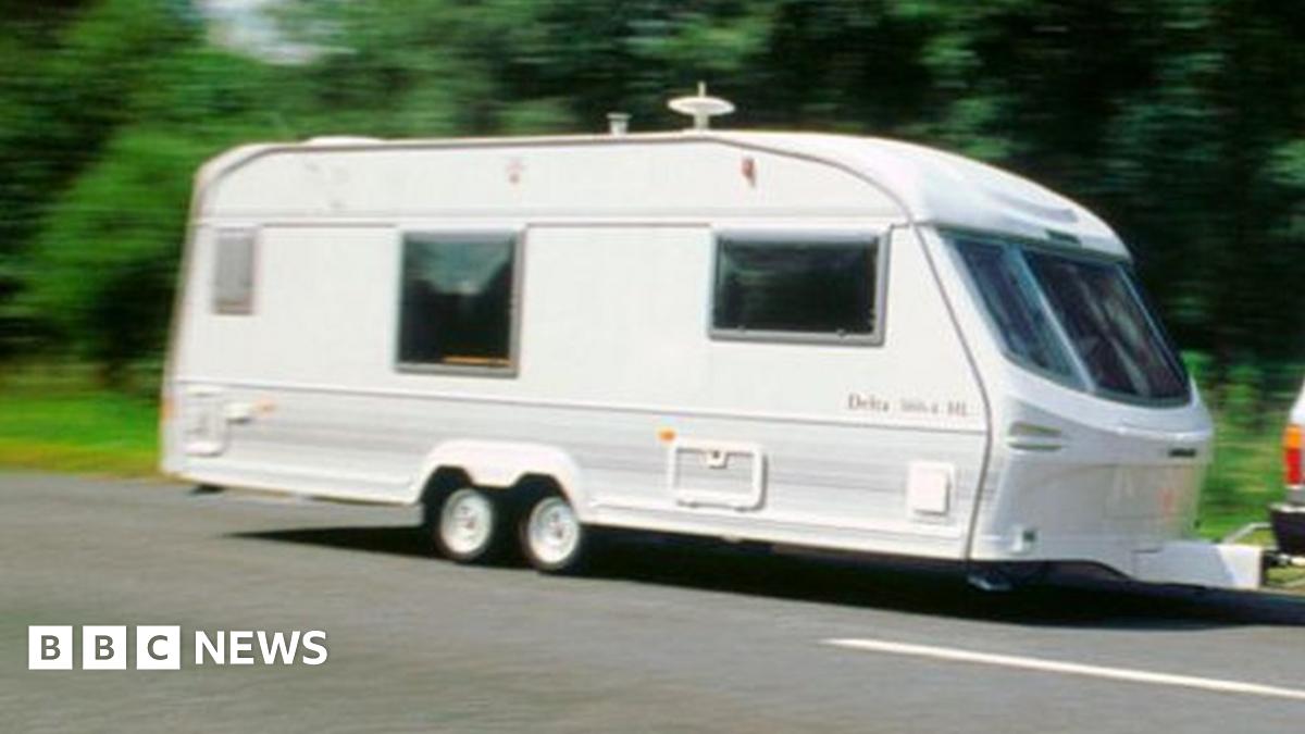 Man in court after 'high-speed caravan chase' - BBC News