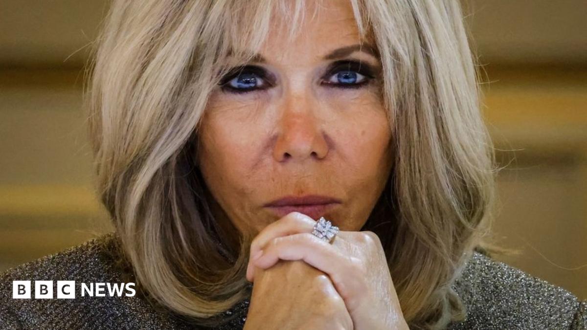 Brigitte Macron to sue over false claims she was born male - BBC News