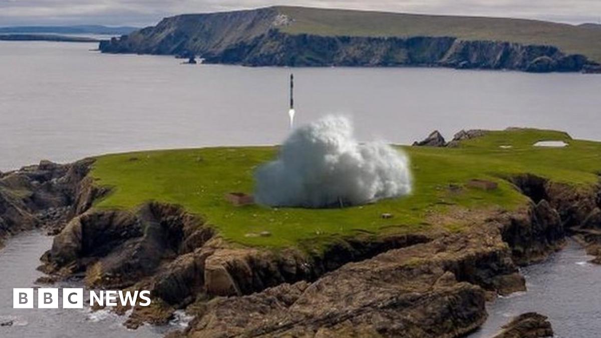 Rocket launch from Shetland spaceport announced for next year - BBC News