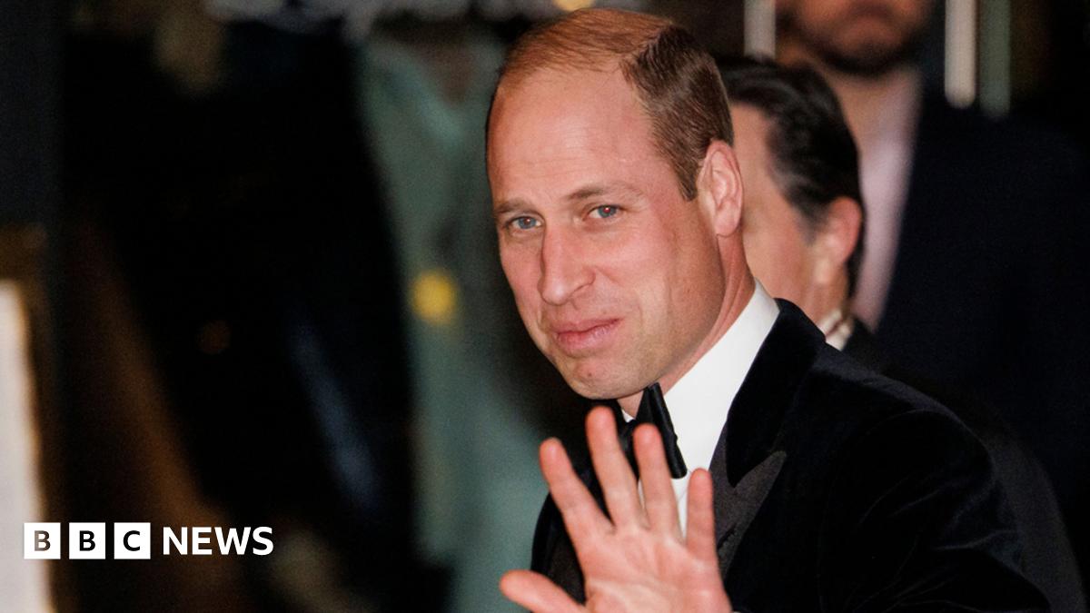 Prince William grateful for public's messages of support - BBC News