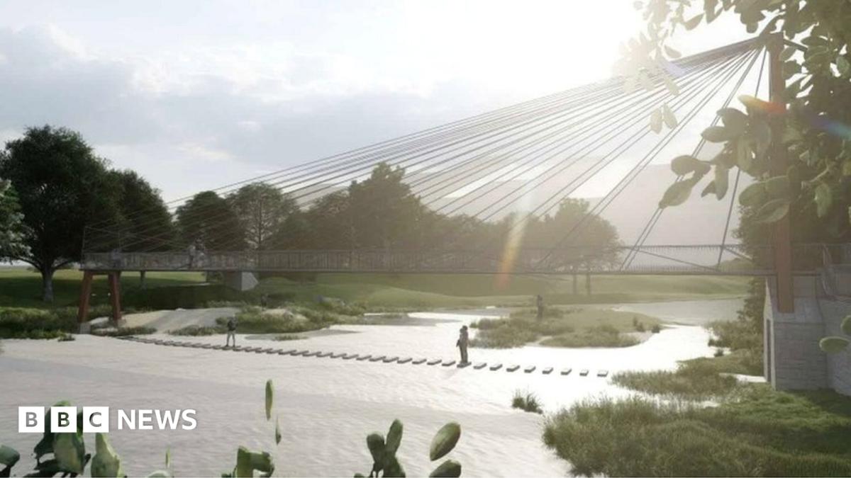 River Wharfe footbridge could back-up stepping stones route - BBC News