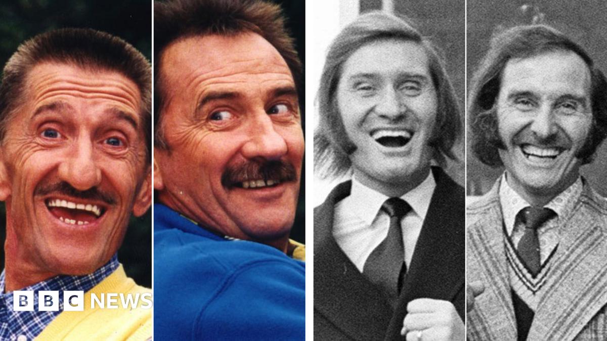 Chuckle Brothers' older brothers pay tribute to Barry Chuckle - BBC News