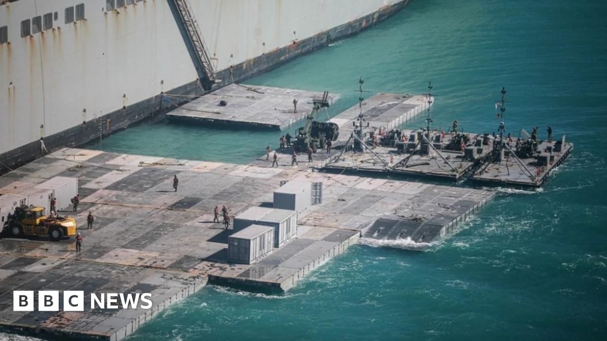 How the US military plans to construct a pier and get food into Gaza ...