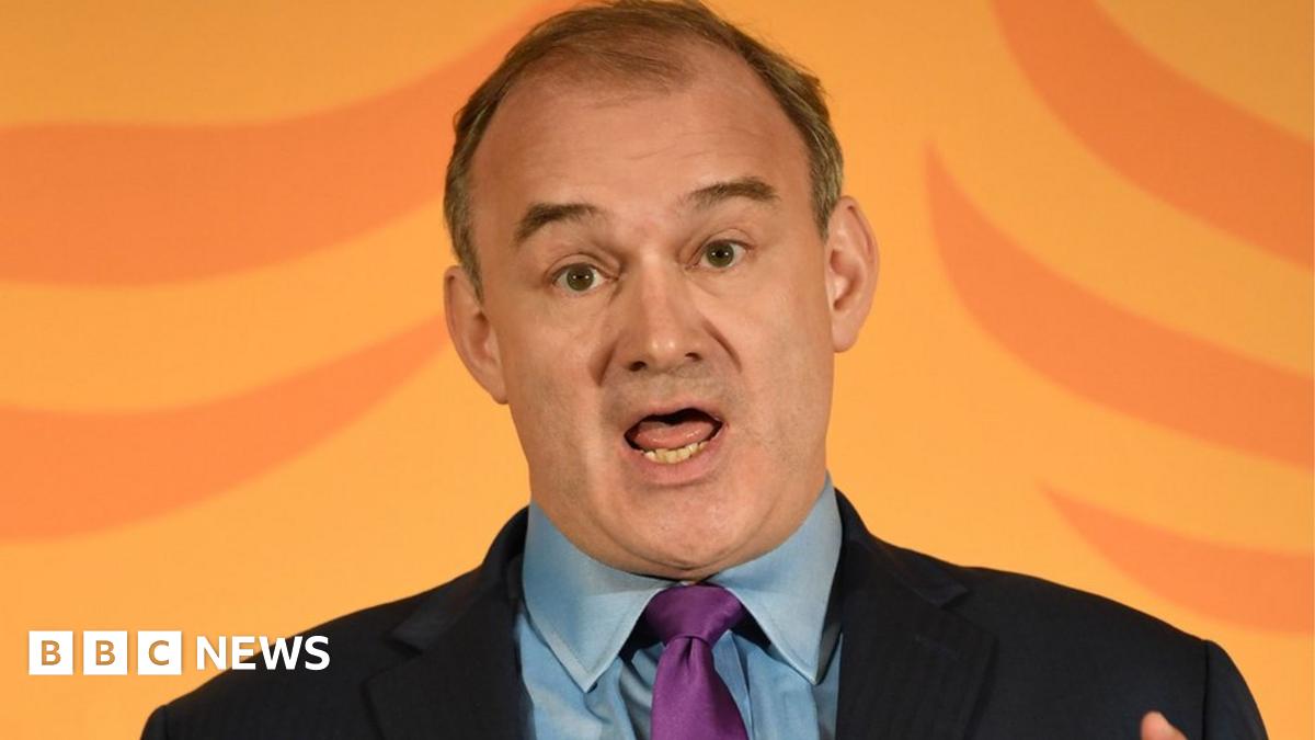 Sir Ed Davey wins Liberal Democrat leadership race - BBC News