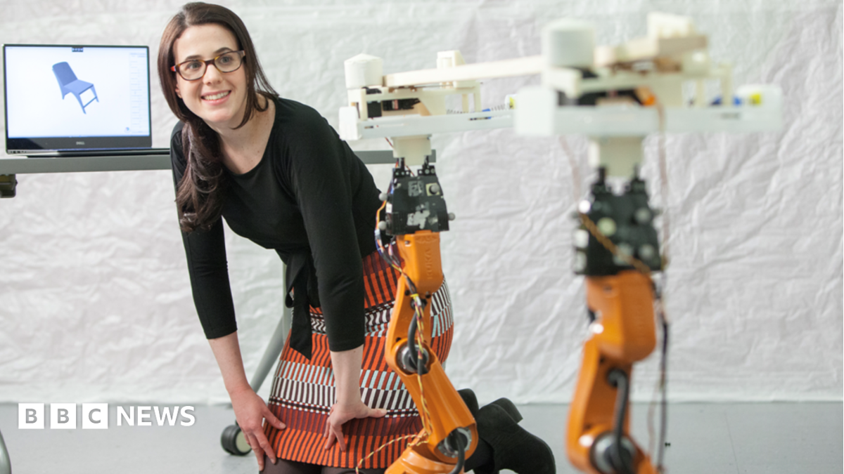 AutoSaw: Robot carpenter makes custom furniture - BBC News