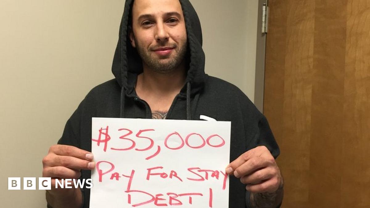 The US inmates charged per night in jail - BBC News