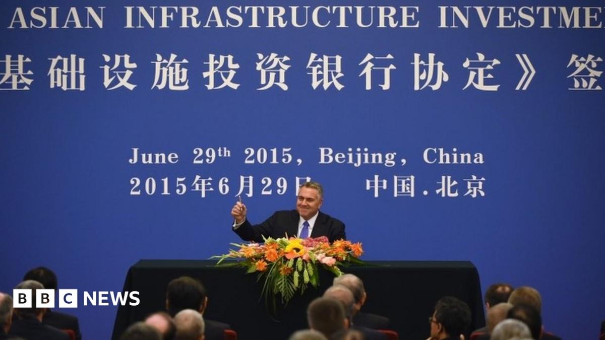 China-led AIIB development bank holds signing ceremony - BBC News