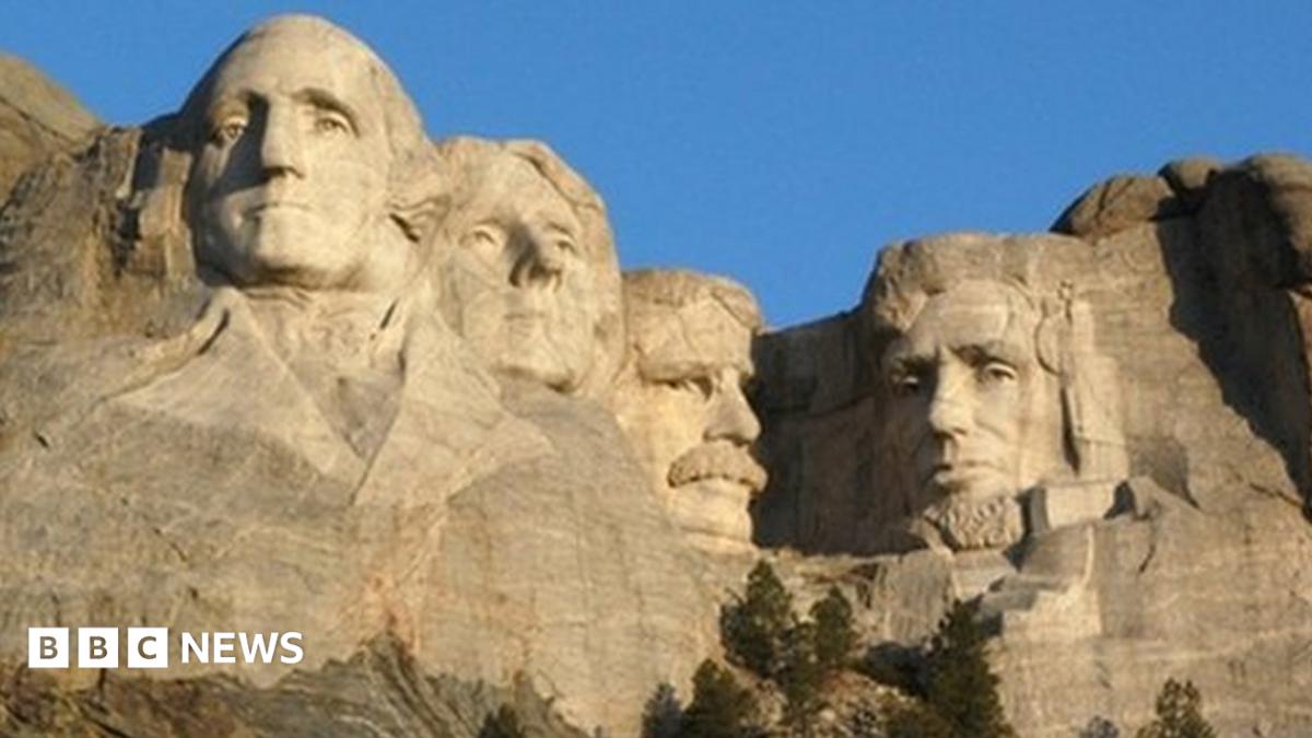 Native Americans to protest against Trump visit to Mount Rushmore - BBC ...