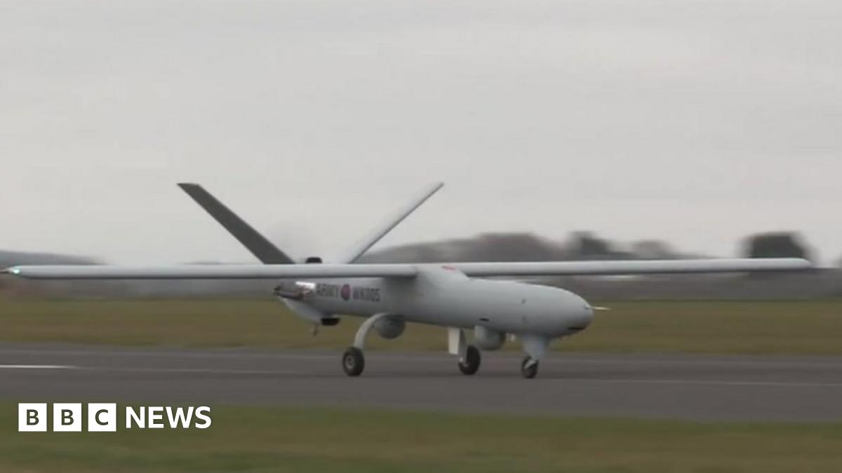 Watchkeeper drones crash in sea off Wales, MoD confirms - BBC News