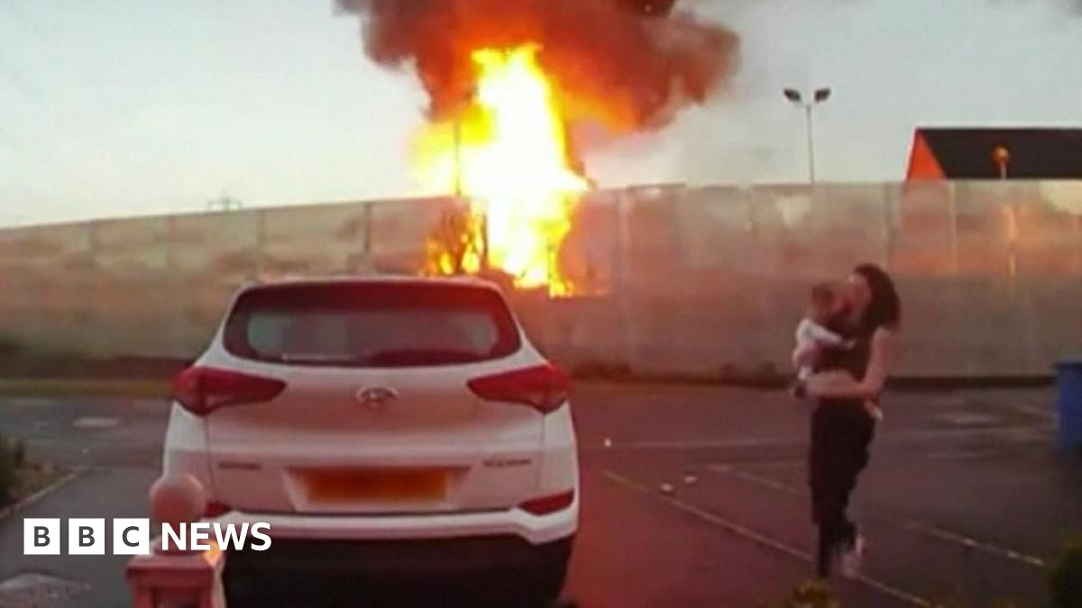 Cannock industrial fire: Residents fled scene 'in absolute terror ...