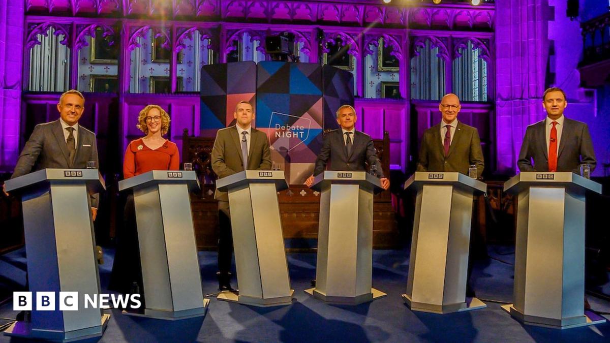 Scottish leaders debate: Party bosses clash on cost of living, the NHS ...