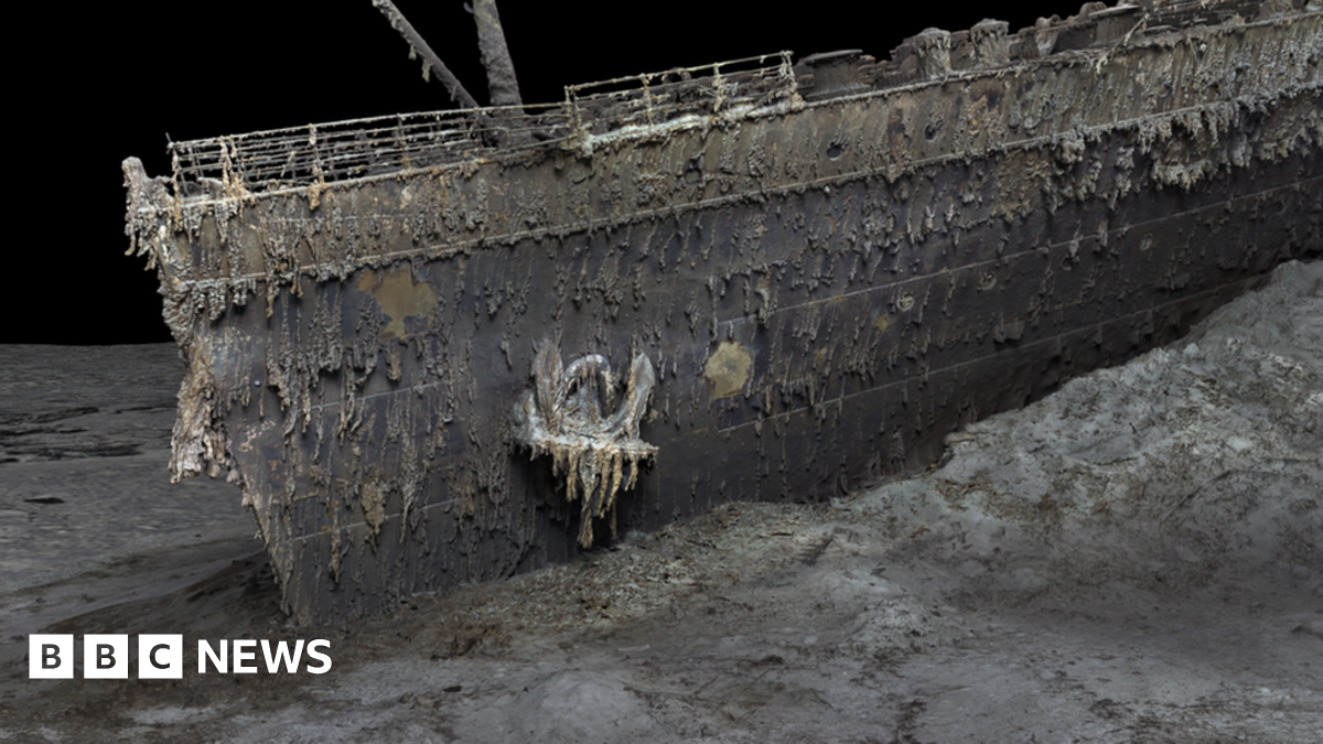 Titanic: First ever full-sized scans reveal wreck as never seen before ...