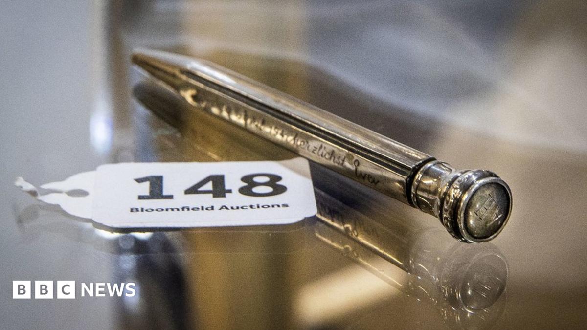 'Hitler's pencil' sells for fraction of estimate at Belfast auction ...