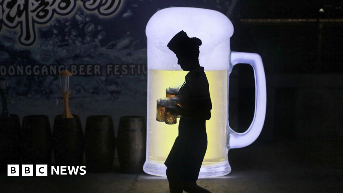 Sneaking a taste of North Korea's finest beer - BBC News