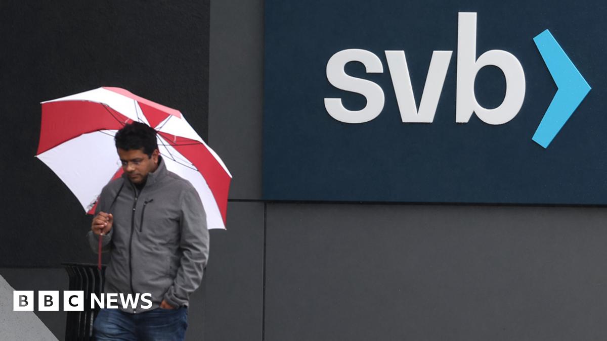 Silicon Valley Bank: Global bank stocks slump despite Biden reassurances - BBC News