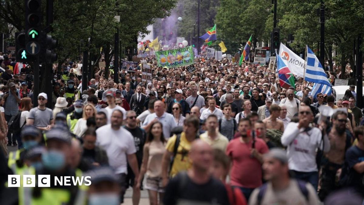 London protests: Thousands march through capital in day of protest ...