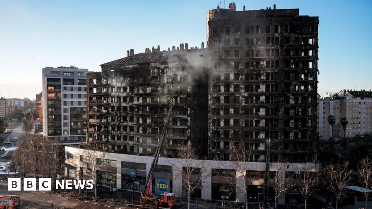 What we know so far after Valencia tower block fire - BBC News