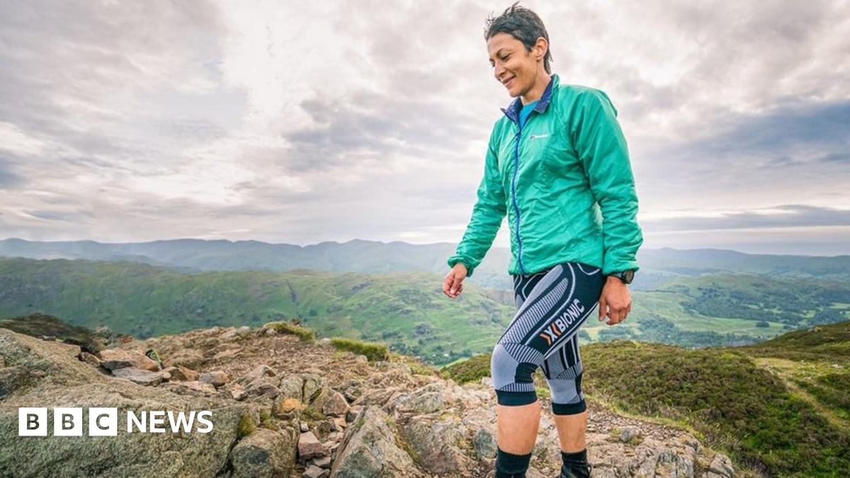 Cumbria's Wainwrights record broken by runner Sabrina Verjee - BBC News