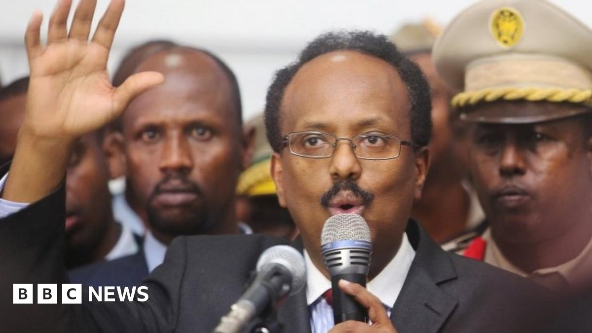 Somalia's Mohamed Abdullahi Farmajo chosen as president - BBC News