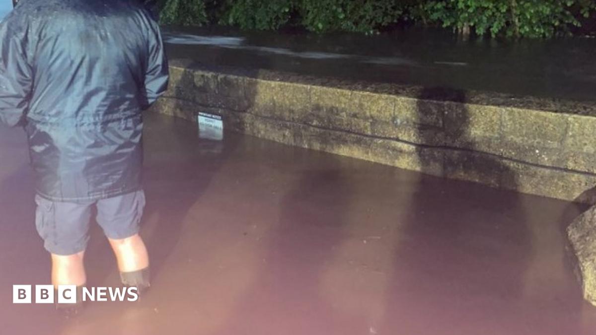 Flash floods: Disruption amid heavy rain in parts of Hampshire - BBC News