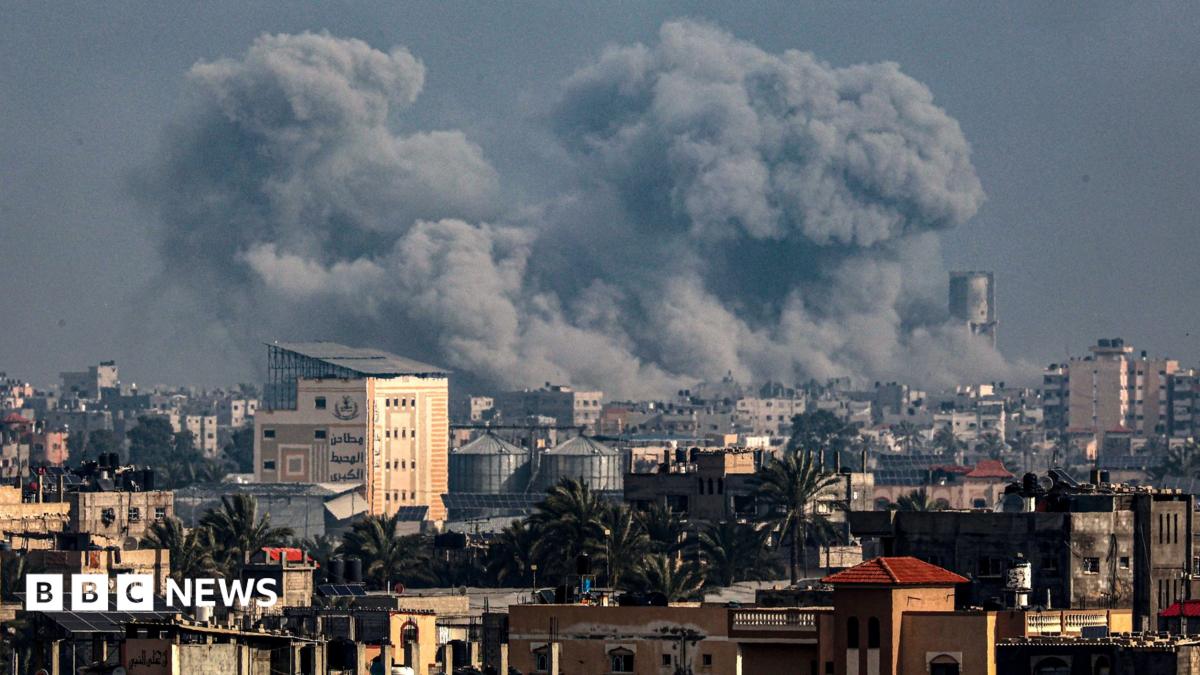 Intense Israeli strikes in south Gaza city as hostages sent medicine ...