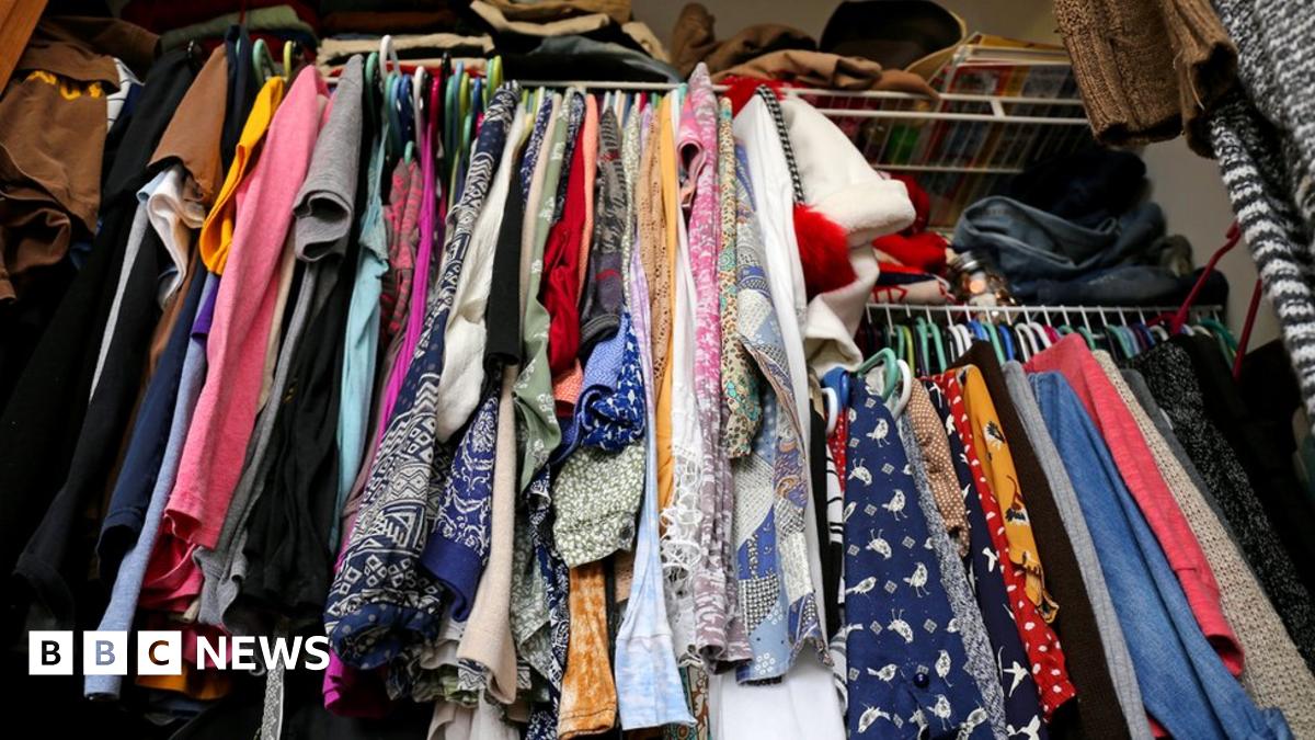 UK wardrobes stuffed with unworn clothes, study shows - BBC News
