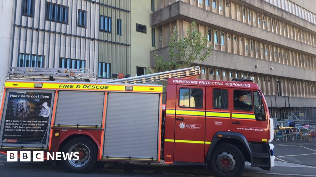 Bristol hospital fire forces cancer patient evacuations - BBC News