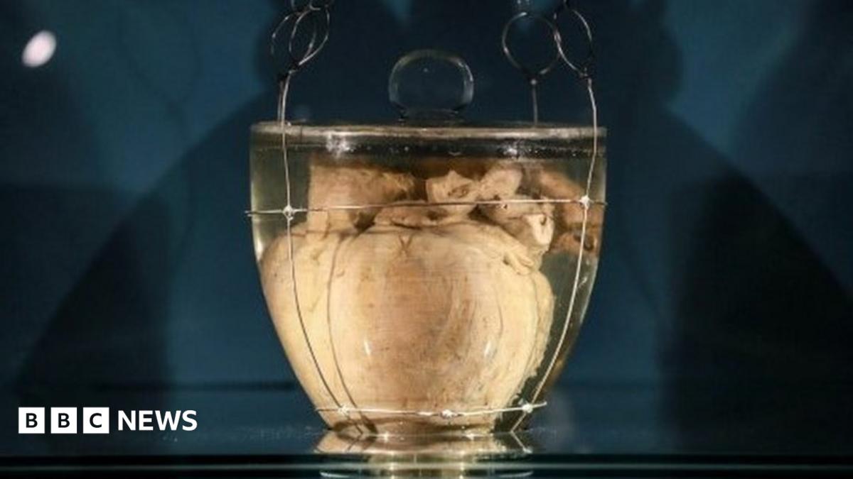 Pedro I: Emperor's embalmed heart arrives in Brazil - BBC News