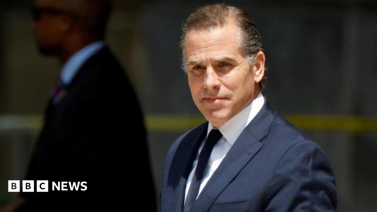 Hunter Biden pleads not guilty to federal gun charges at Delaware ...