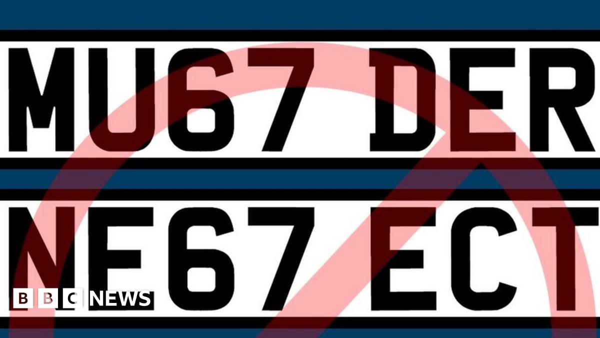 DVLA bans over 300 potentially offensive number plates - BBC News