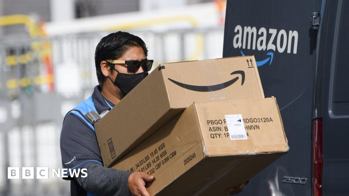Amazon increases starting pay for UK workers again - BBC News