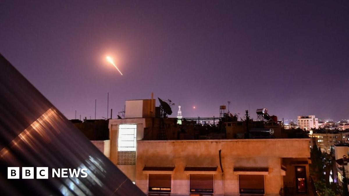 Syrian air-defence missile lands near Israeli nuclear site - BBC News