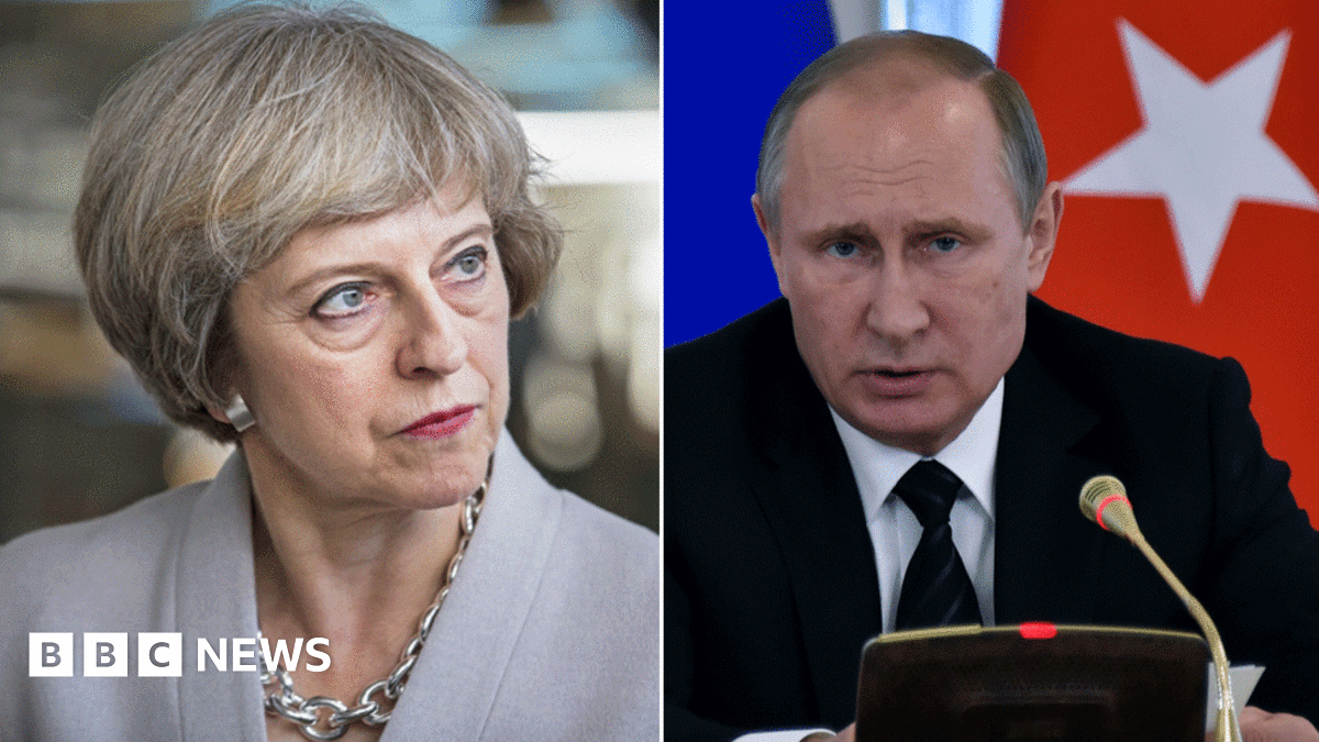 Russia-UK relations: May and Putin pledge to improve ties - BBC News