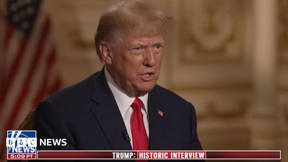 Trump says court staff 'were crying' at his arrest - BBC News