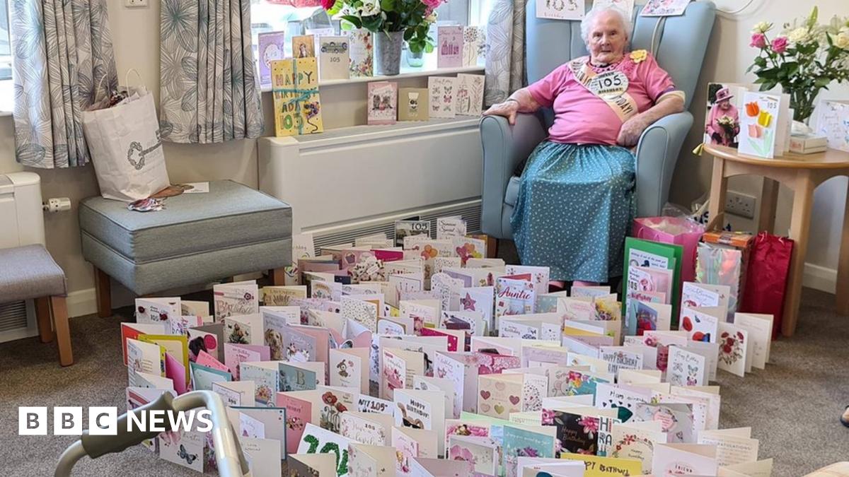 Derbyshire care home flooded with cards for resident's 108th birthday ...