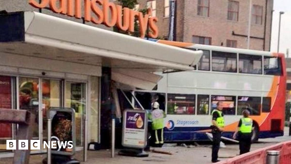 Coventry bus crash: Two dead after double-decker hits supermarket - BBC ...