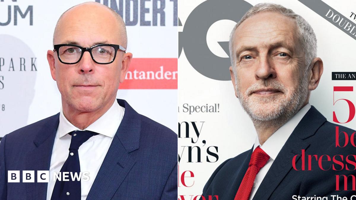GQ editor Dylan Jones criticises cover star Jeremy Corbyn - BBC News
