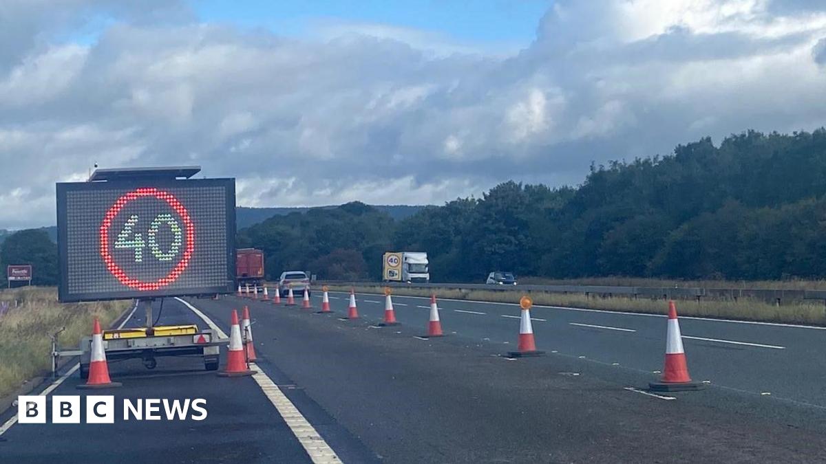 Thousands fined for M6 roadworks speeding - BBC News