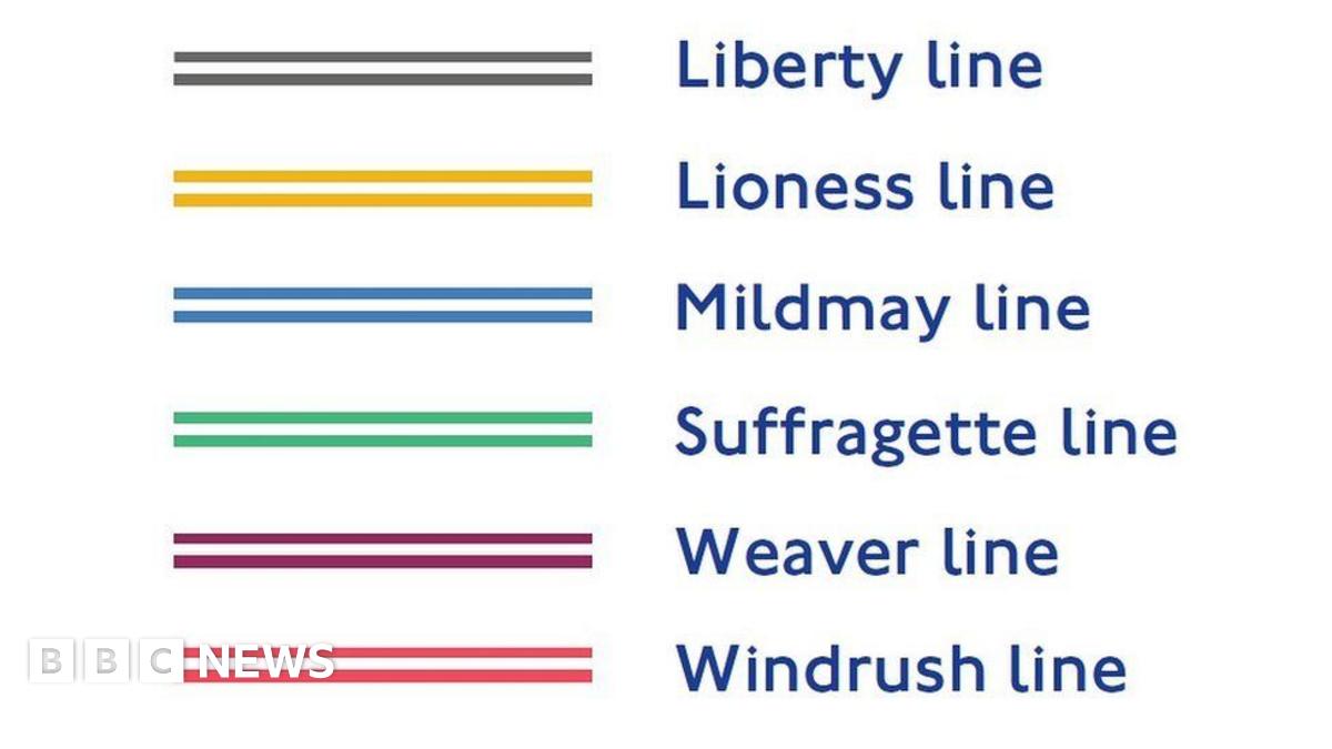 Transport for London rolls out new Overground names and colours - BBC News