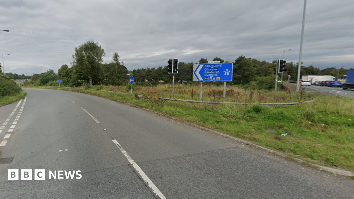 Four men arrested over M6 multi-vehicle crash near Carlisle - BBC News