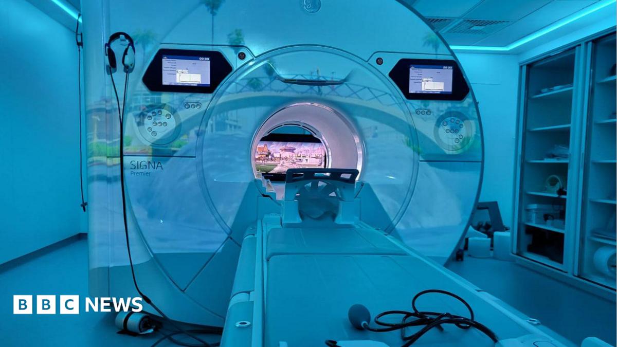 Alder Hey gets child-friendly MRI scanner with TV for patients - BBC News